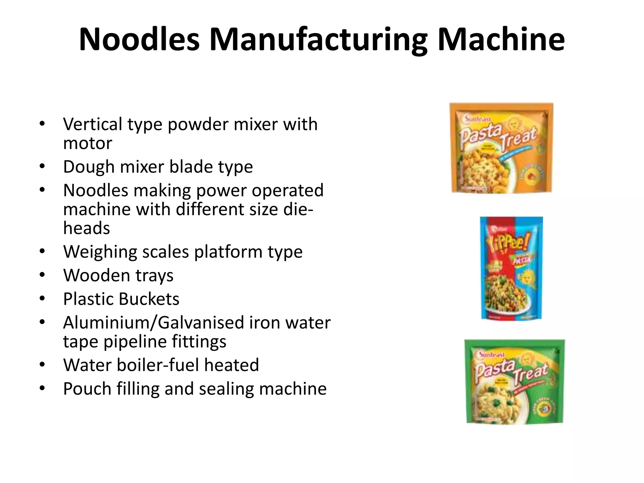Production plan of itc noodles | PPTX