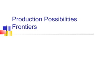 Production possibility frontier final | PPT