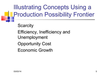 Production possibility frontier final | PPT