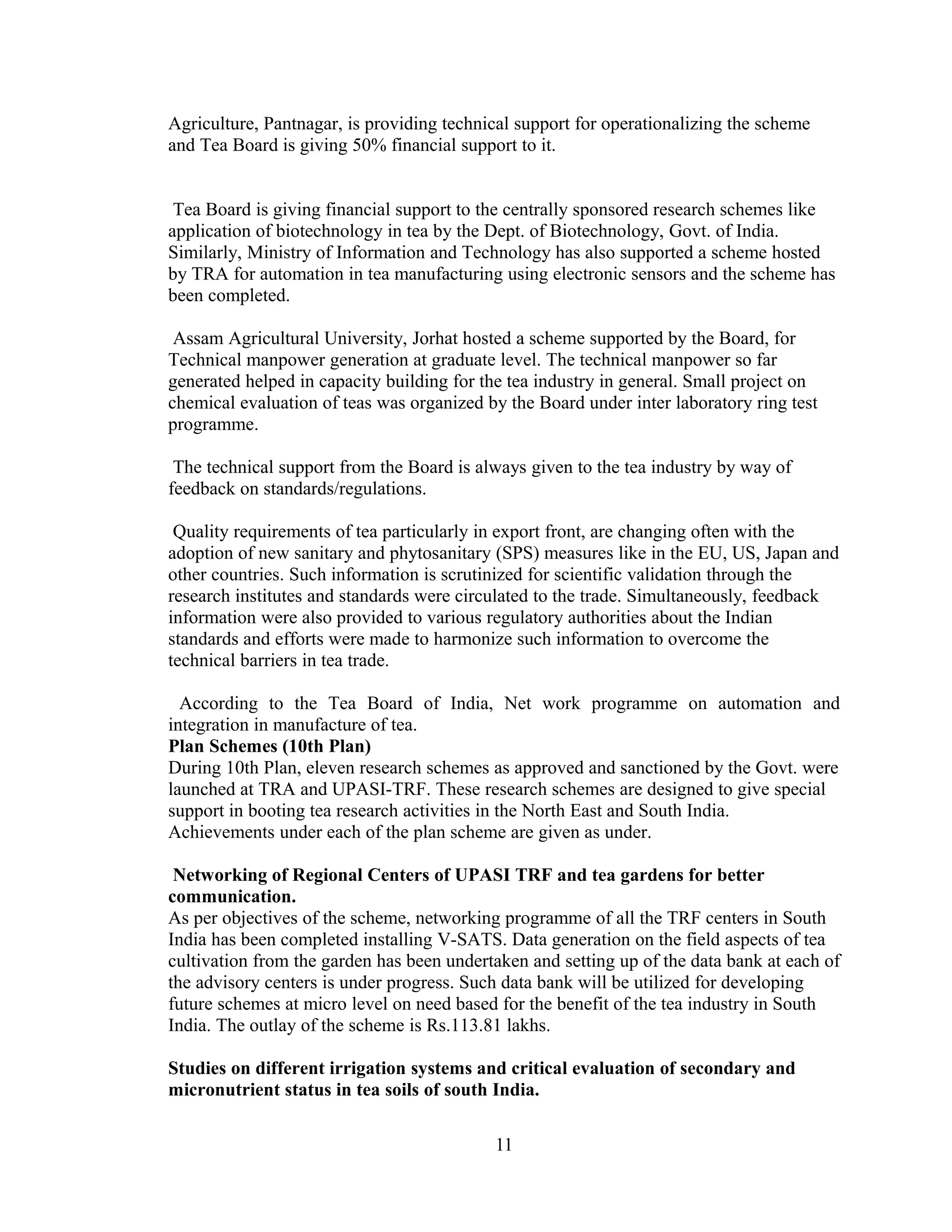 Production potential of indian tea industry | DOC