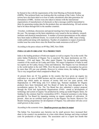 Production potential of indian tea industry | PDF