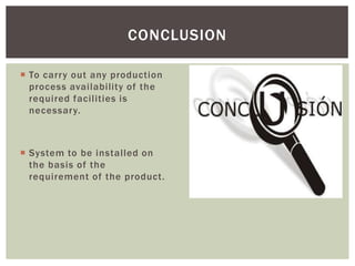 Production System and Production Facilities | PPTX