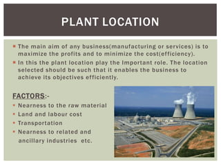 Production System and Production Facilities | PPTX