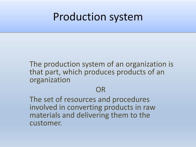 Production ( Types of production system) | PPTX | Business | Business ...