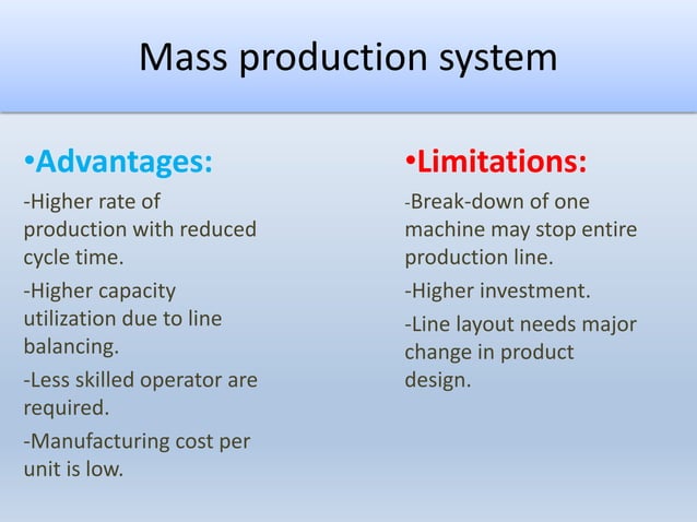 Production ( Types of production system) | PPTX | Business | Business ...