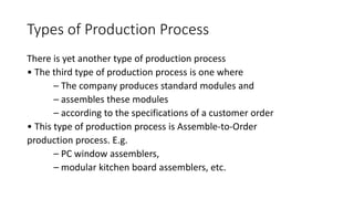 Production process | PPTX