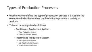 Production process | PPTX