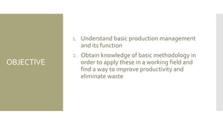 Production process | PPTX