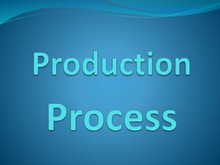 Production process | PPTX