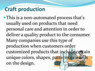 Production process | PPTX