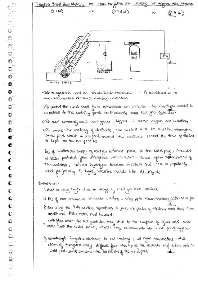 Production Process 1 Mechanical Engineering Handwritten classes Notes ...