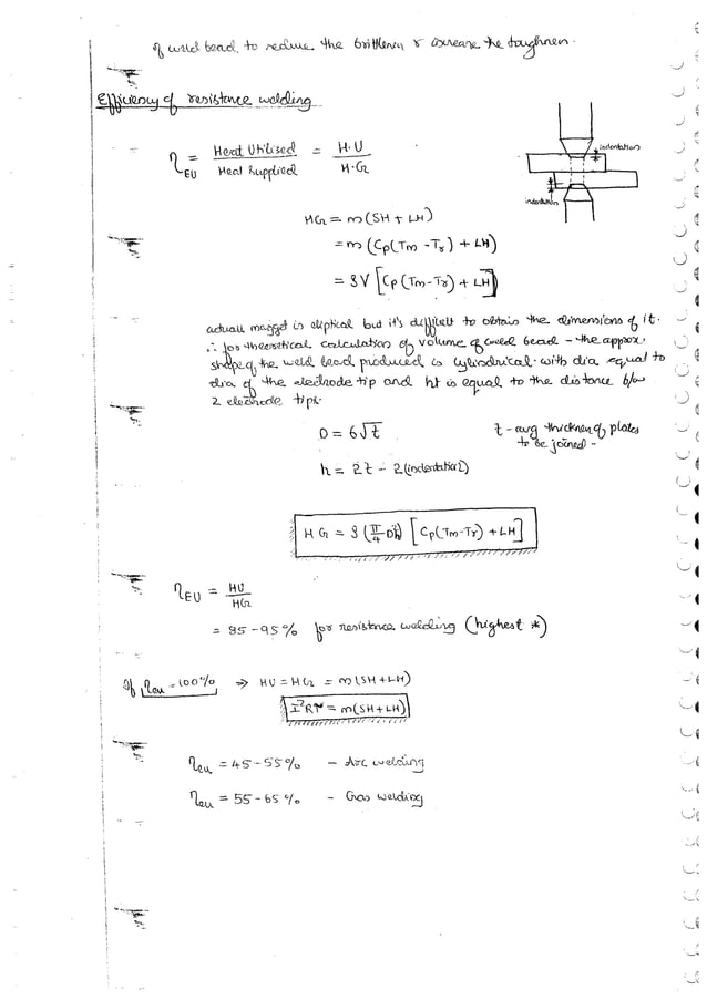 Production Process 1 Mechanical Engineering Handwritten classes Notes ...