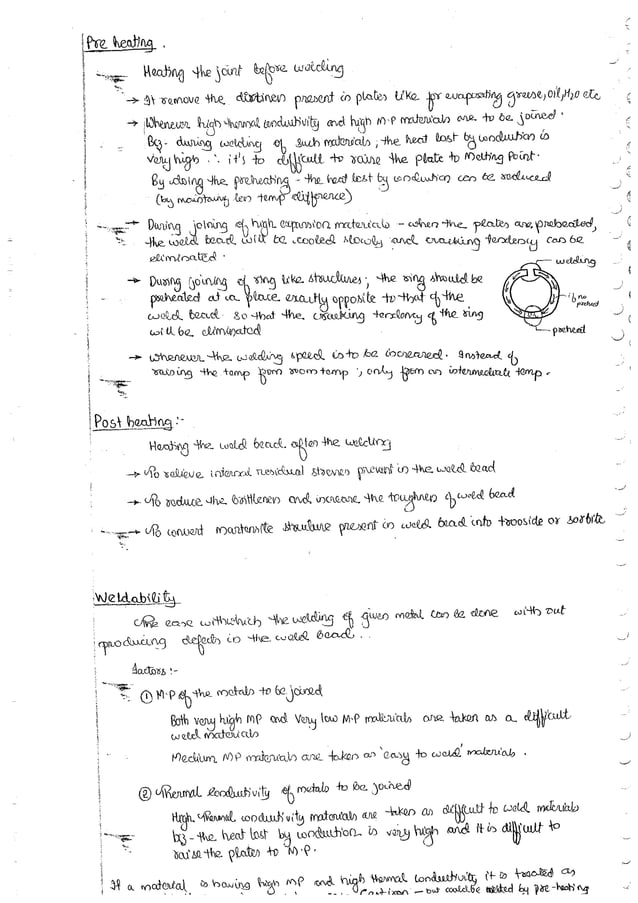 Production Process 1 Mechanical Engineering Handwritten classes Notes ...