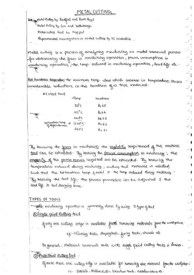 Production Process 1 Mechanical Engineering Handwritten classes Notes ...