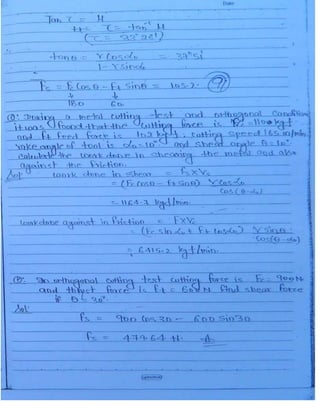 Production Process 2 Mechanical Engineering Handwritten classes Notes ...