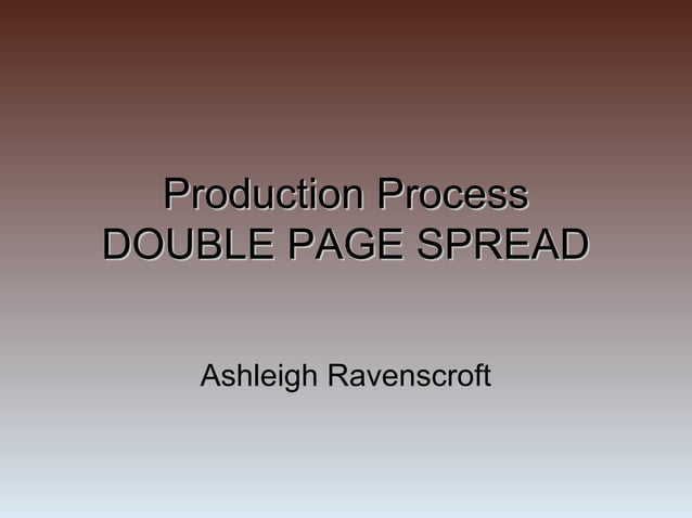 Production process dps | PPT