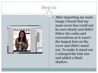Production Process of Front Cover | PPT