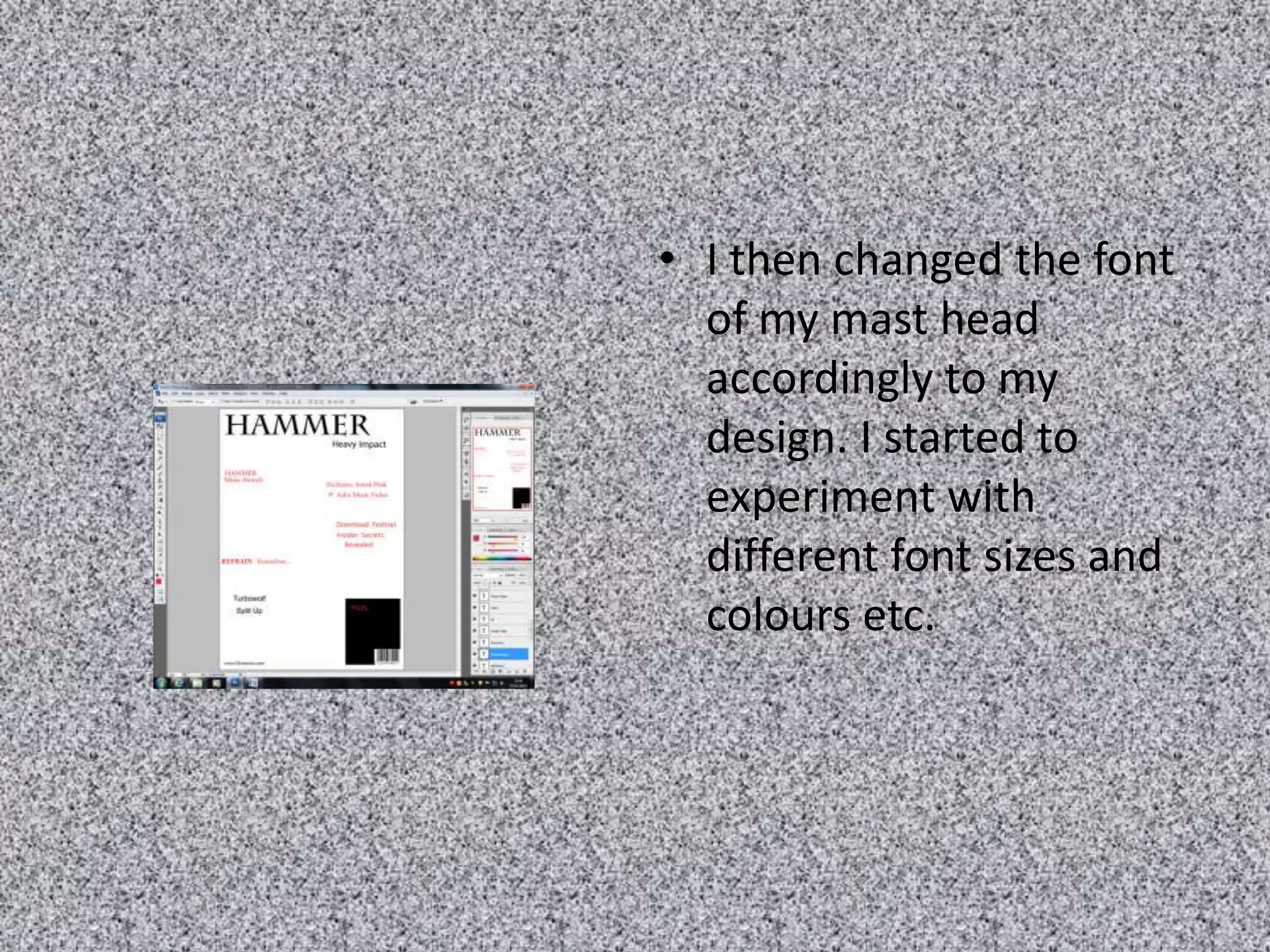 Production process front cover | PPT
