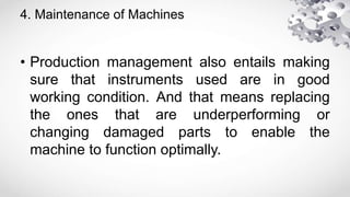 Production process group 7 | PPTX | Manufacturing Industry | Industries