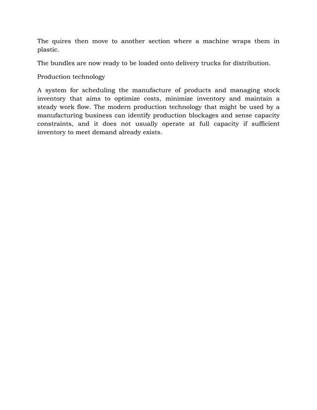 Production process of a newspaper | DOCX | Desktop Publishing ...