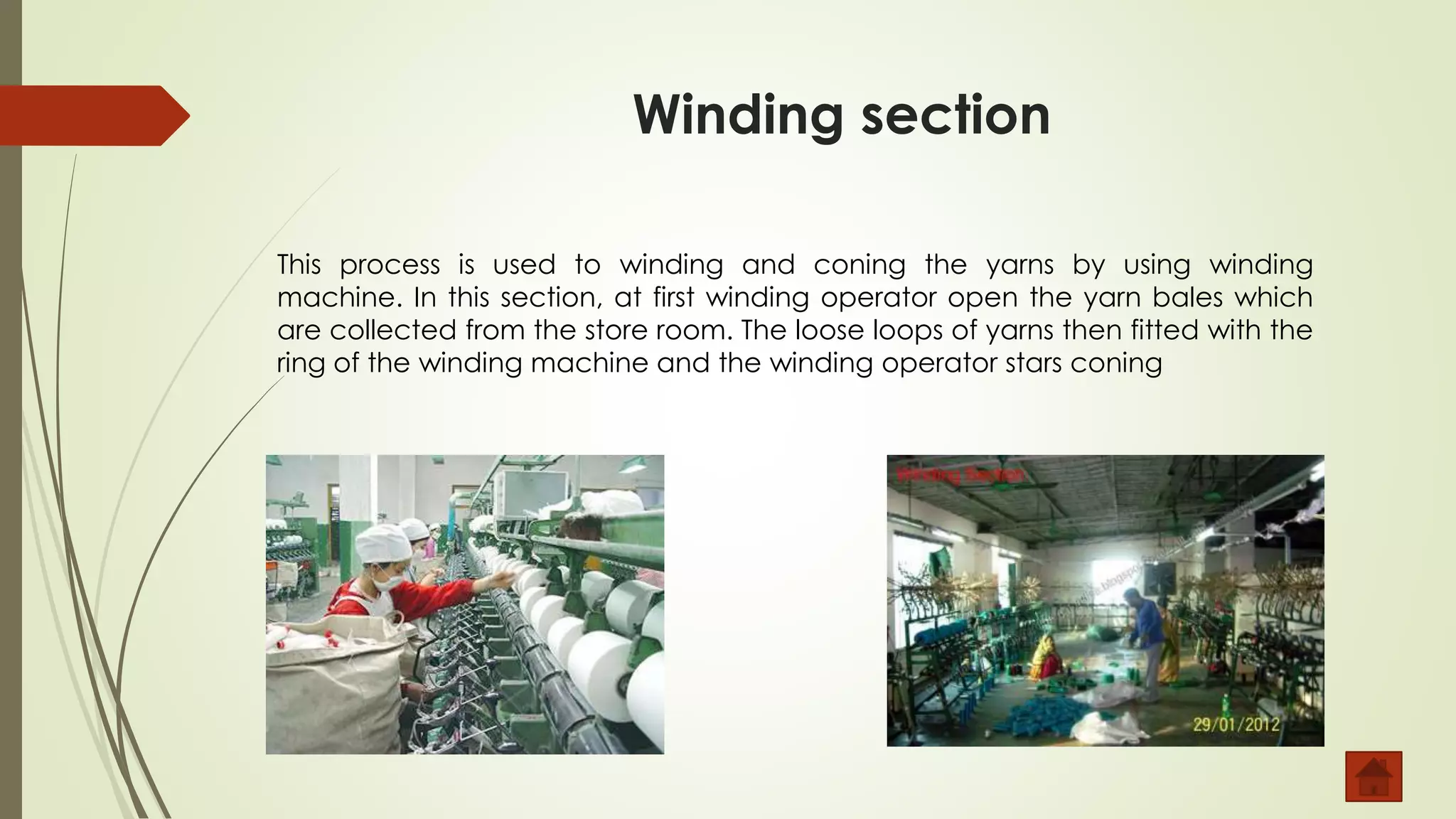 Production Process of garments industry (knitwear) | PPTX