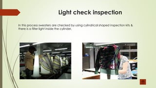 Production Process of garments industry (knitwear) | PPTX