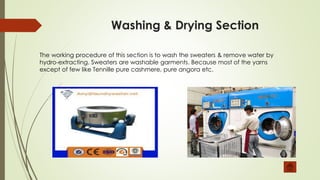 Production Process of garments industry (knitwear) | PPTX