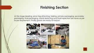 Production Process of garments industry (knitwear) | PPTX