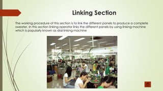 Production Process of garments industry (knitwear) | PPTX