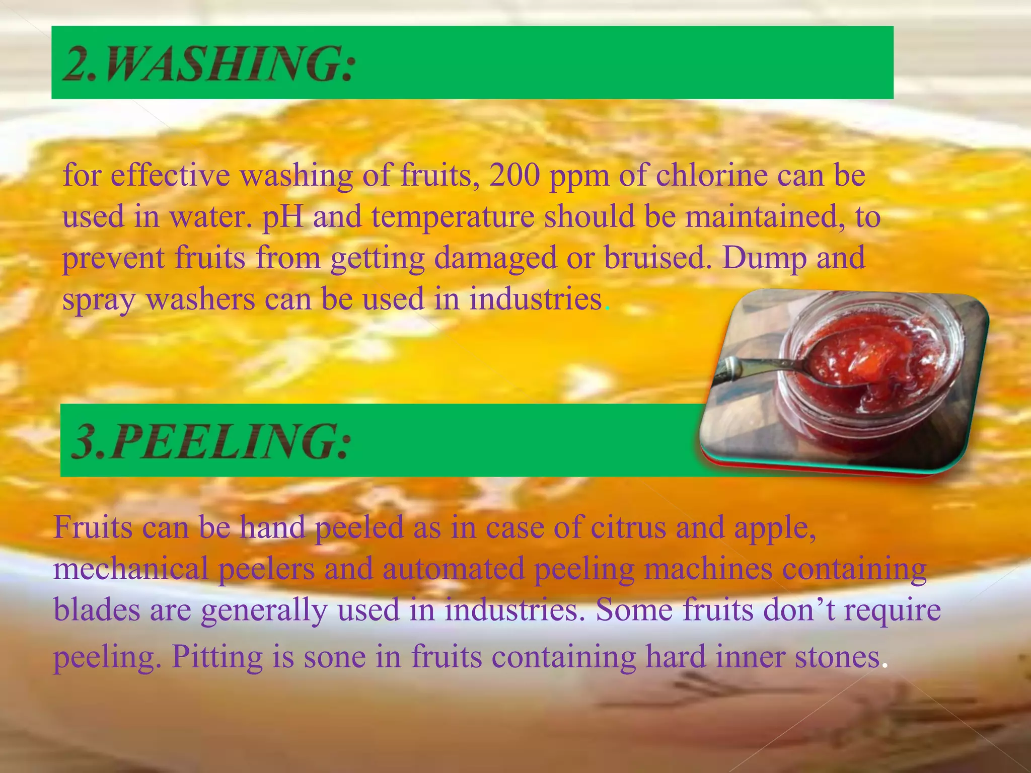 Production process of jam 1 | PPT