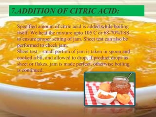 Production process of jam 1 | PPT