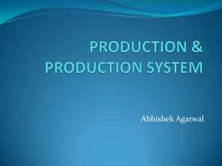 Production & production system | PPTX