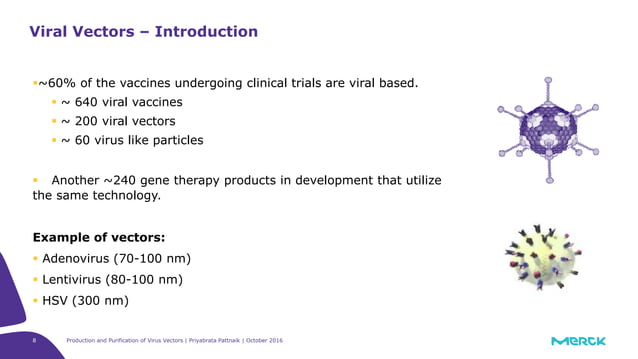 Production and purification of Viral vectors for gene and cell therapy ...