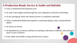 Production ready microservices (by Viktor Bushmin) | PPTX