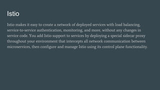 Production ready tooling for microservices on kubernetes | PPT