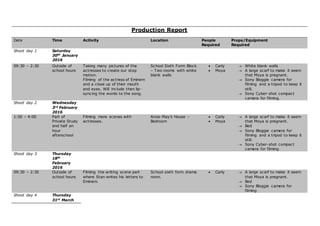 Production report | DOCX