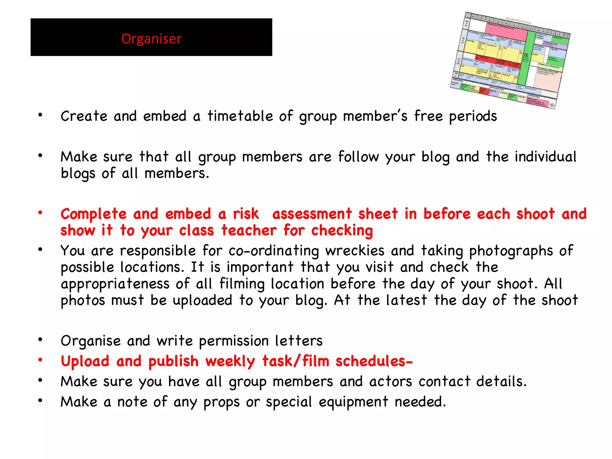 Production Roles | PPT