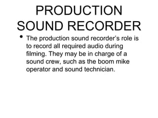 Production Roles.ppt