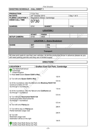 Production Schedule - Draft One | DOCX | Video Production | Content ...