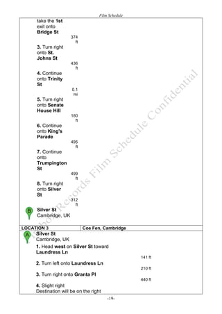 Production Schedule - Draft One | DOCX | Video Production | Content Production