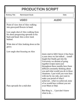 Production script 1 | PDF