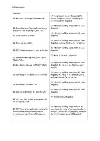 Production Script | ODT