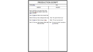 Production script | PPTX