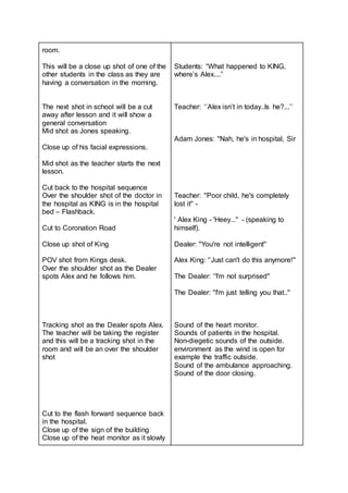 Production scripts | DOCX