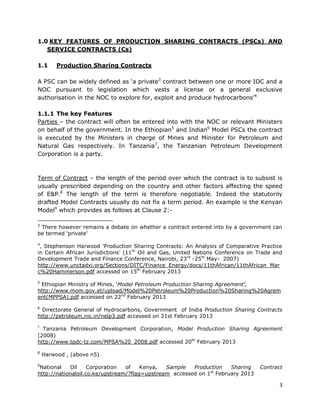 Production sharing agreements vs service contracts from the view of an ...