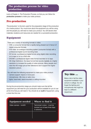 Production skills | PDF
