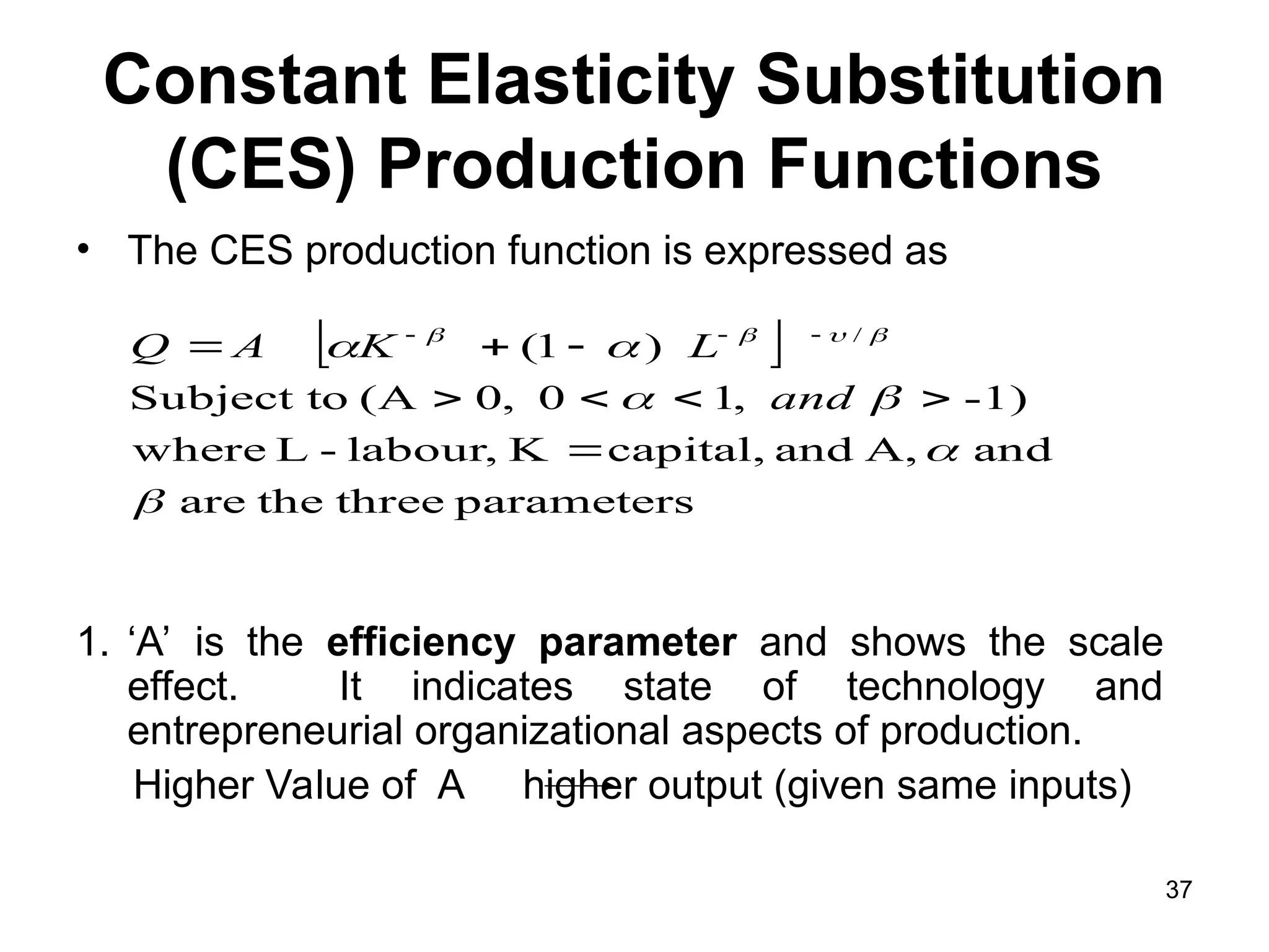 Production function and cost Slides .ppt
