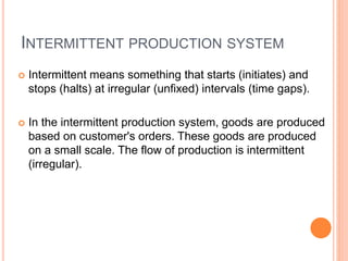 Production system | PPTX