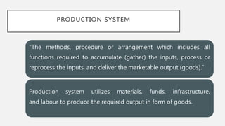 Production system | PPTX