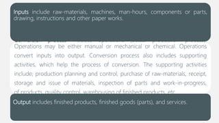 Production system | PPTX